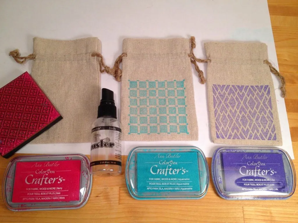 Monogramed Gift Bags with Ann Butler Designs