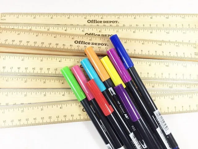 DIY Ruler Sign Welcome Back to School