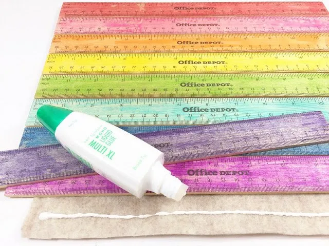 DIY Ruler Sign Welcome Back to School