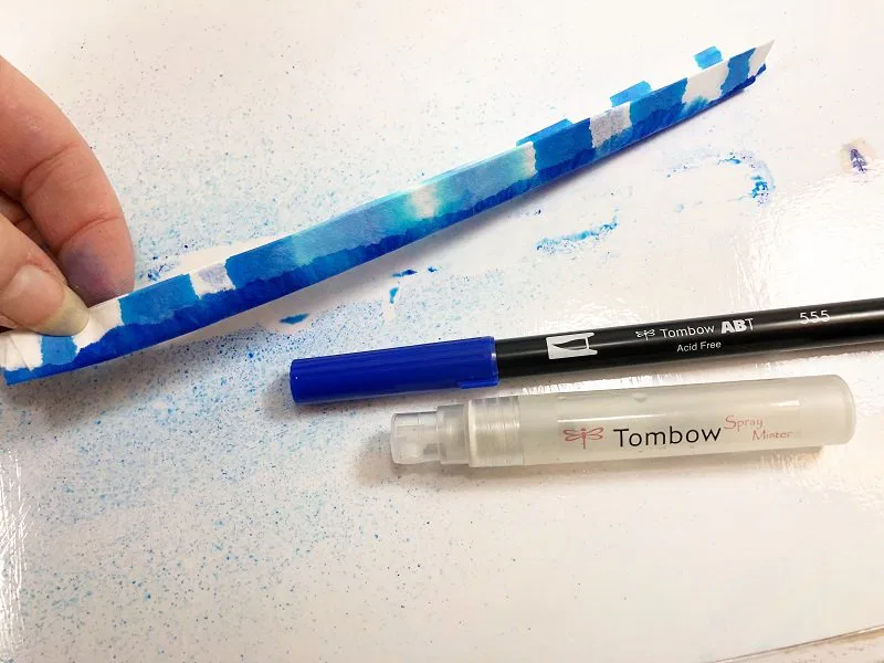 How to Tie Dye Coffee Filters with Tombow Dual Brush Pens