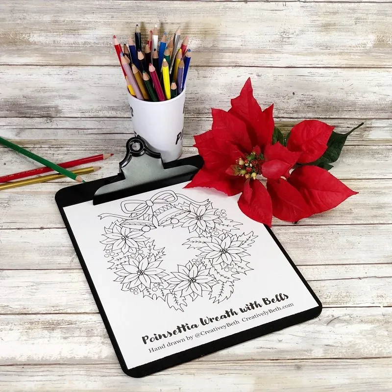 Free Hand-Drawn Christmas Coloring Pages to Print