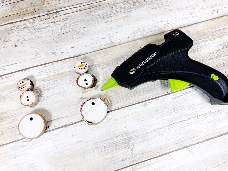 Tree Branch Snowman Ornaments