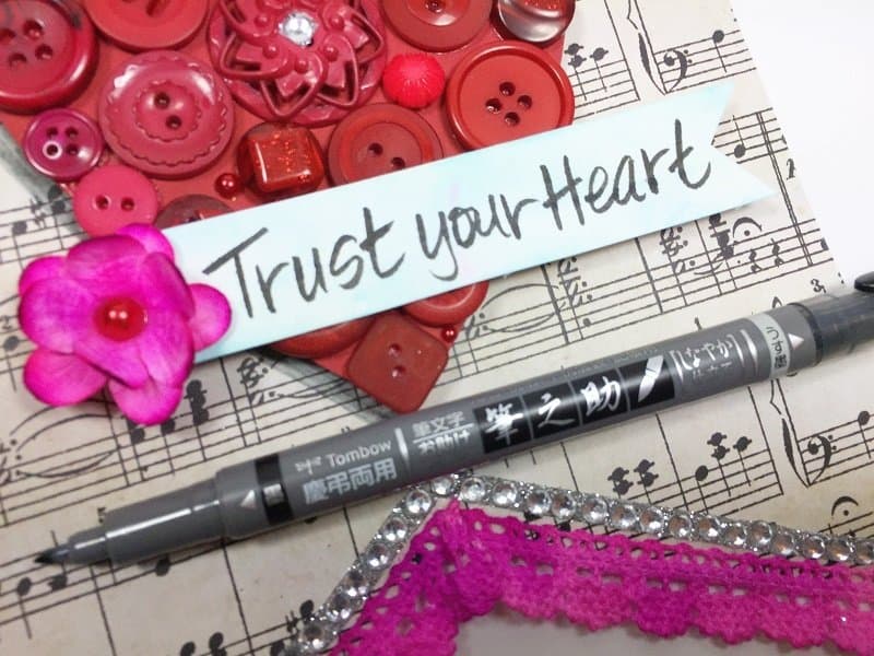 Hand Lettered Love Banner for Valentine's Day