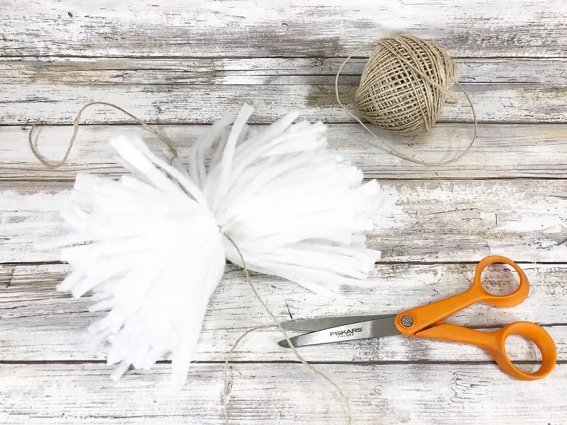 DIY Bunny Tail Embroidery Hoop for Spring