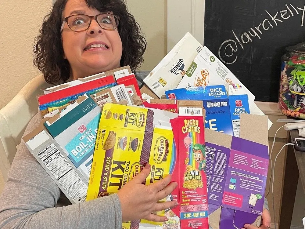 Recycled Cardboard Scrap Tags for the Holidays