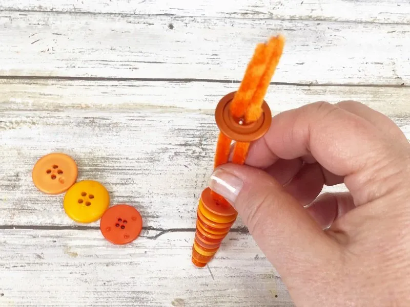 Carrot Button Craft with Free Printable Games for Easter