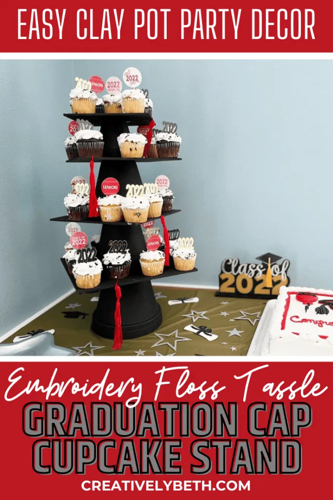 Create a DIY Graduation Cap Cupcake Stand and Cake Plate
