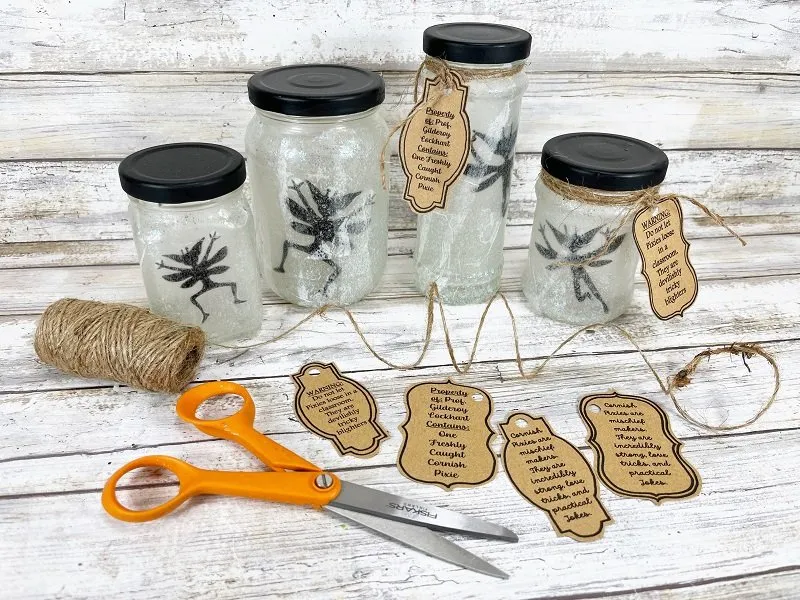 Harry Potter Crafts DIY Cornish Pixie Jars