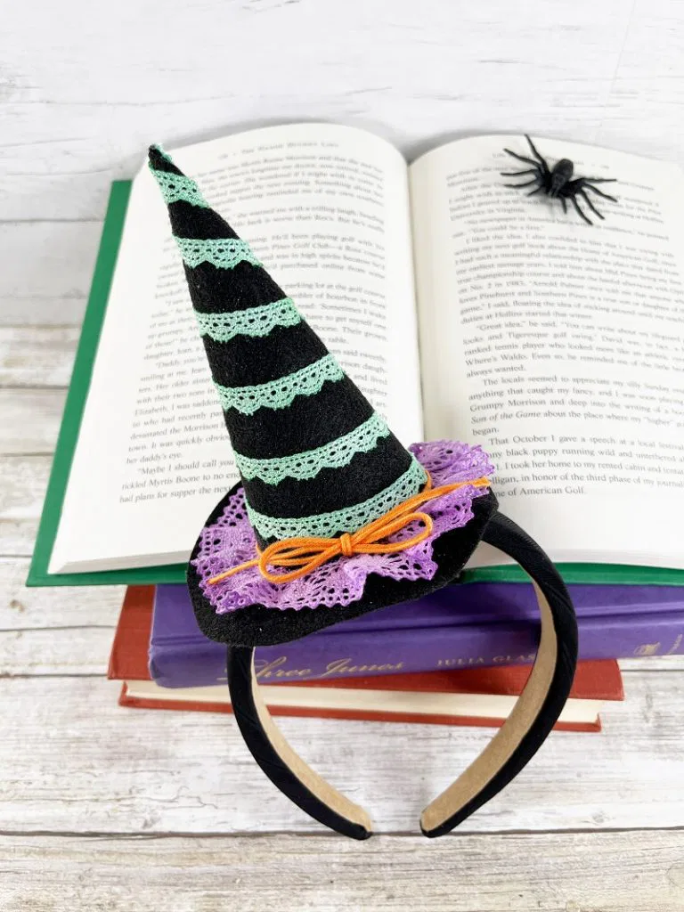 No Sew Witch Hat Headband with Fabri-Fuse