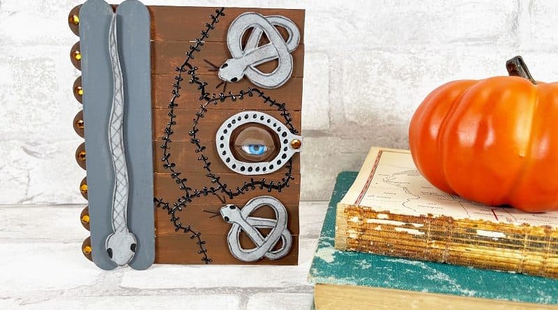 Dollar Tree Book of Spells a Hocus Pocus Craft