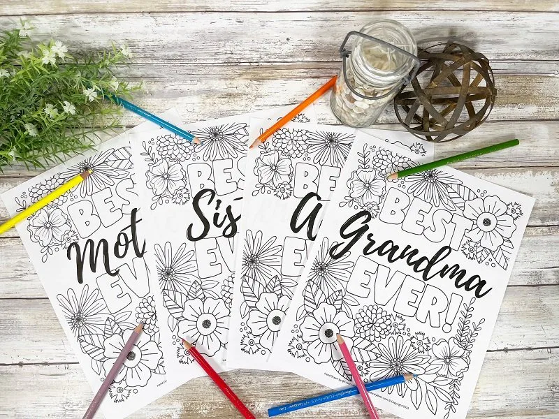 Free Printable Mothers Day Coloring Pages for Kids