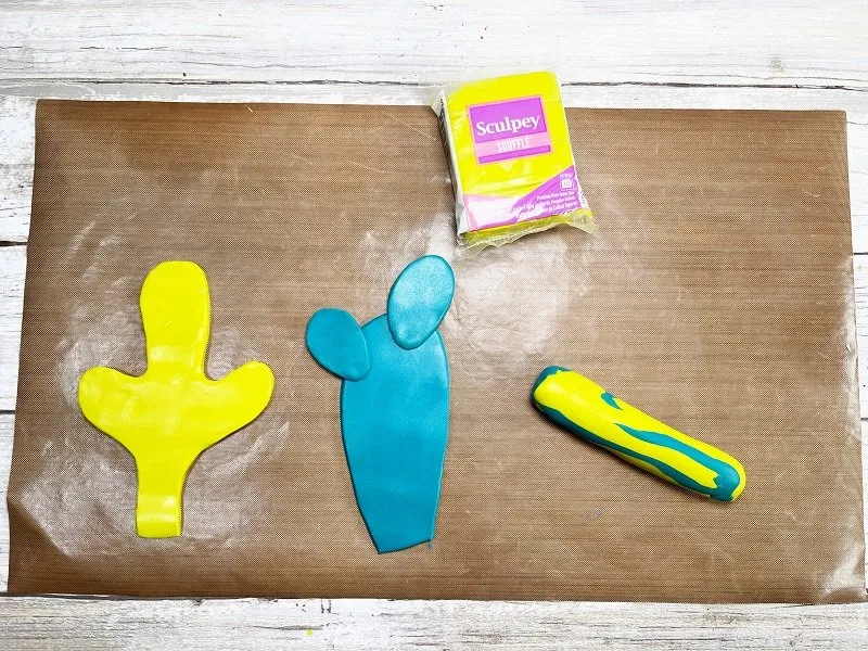 DIY Polymer Clay Cactus