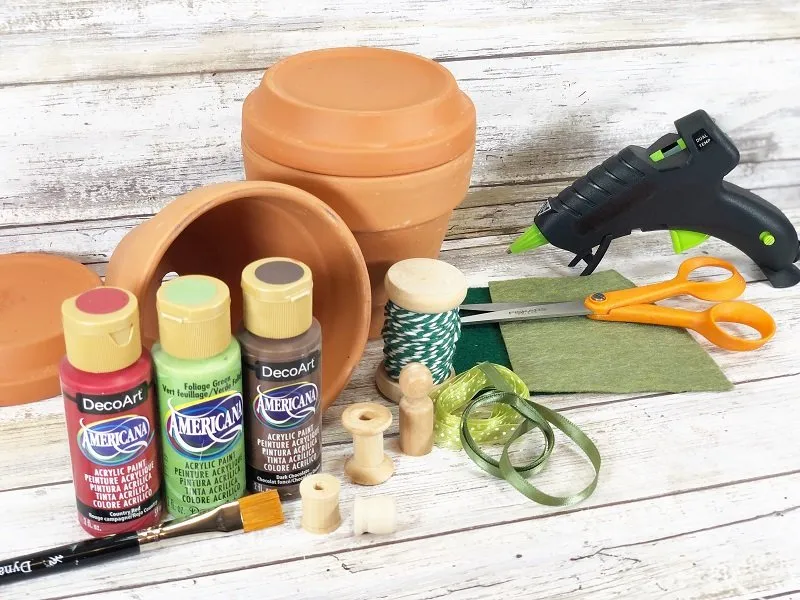 Easy Clay Pot Apple for Teacher