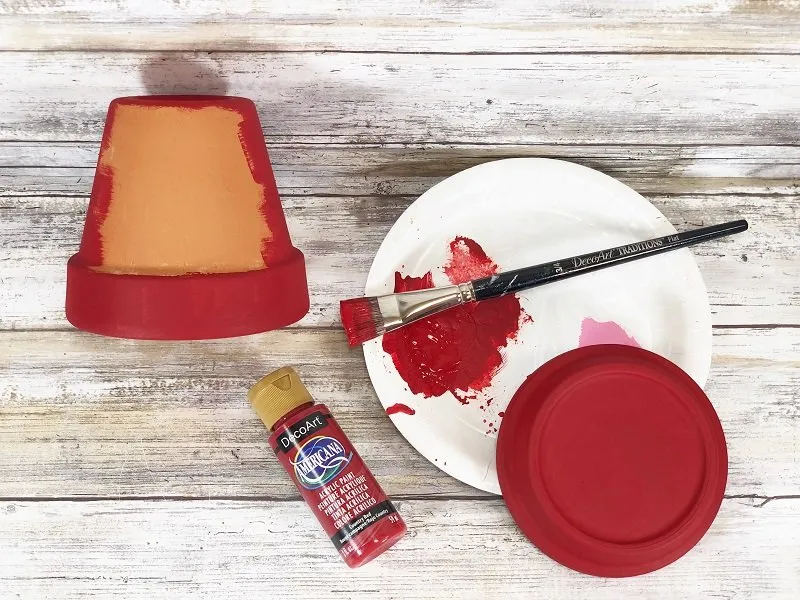 Easy Clay Pot Apple for Teacher