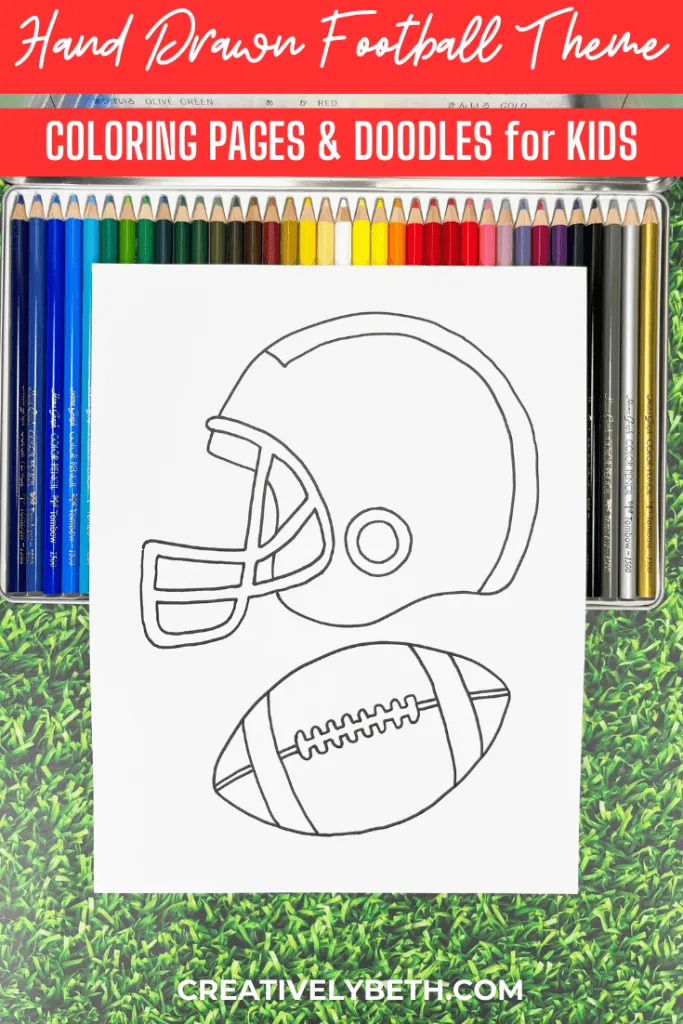 Free Printable Football Doodles