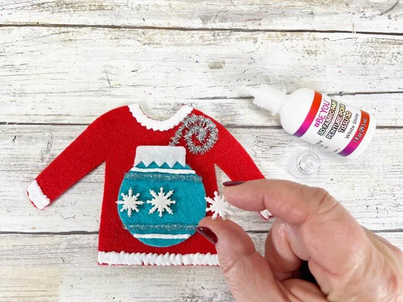 Easy Ugly Christmas Sweater Ornaments