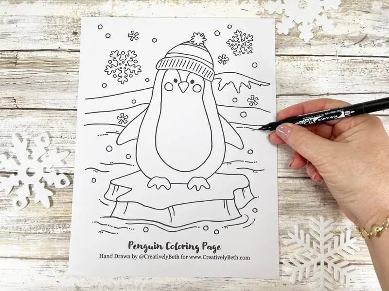 Free Printable Winter Coloring Pages