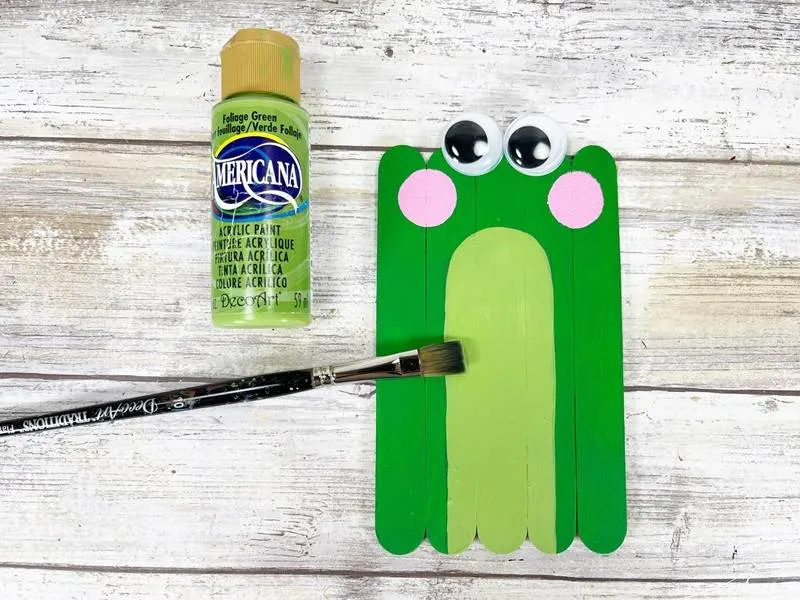 Dollar Tree Craft Stick Frog