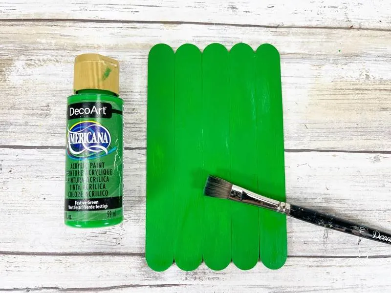 Dollar Tree Craft Stick Frog