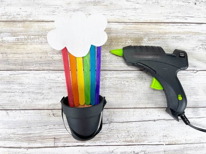 Dollar Tree Rainbow Pot of Gold