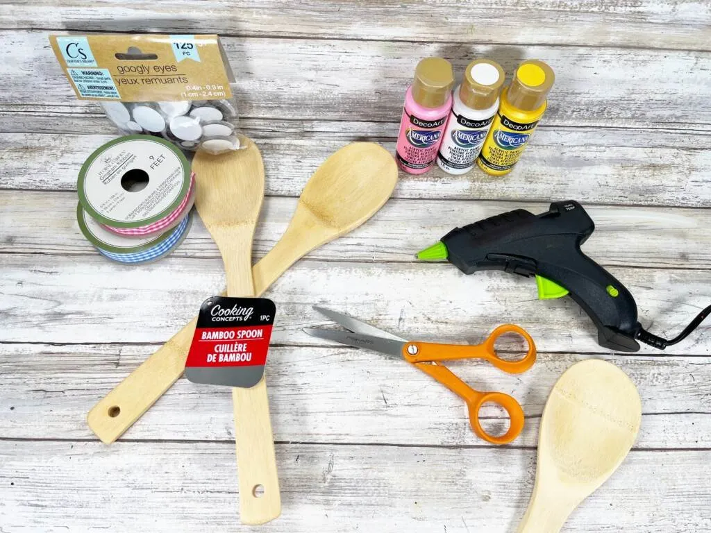 Wooden Spoon Easter Animals