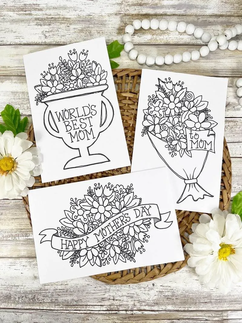 Free Printable Mothers Day Cards for Kids