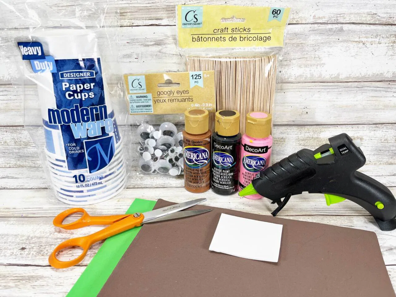 Dollar Tree Groundhog Craft