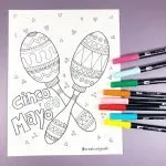 5 Fun Cinco de Mayo Printables FREE Coloring Pages