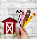 Dollar Tree Craft Stick Barn