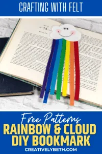 Easy Felt Rainbow Bookmark