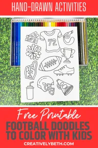 Free Printable Football Doodles