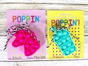 Free Printable Pop It Valentine Cards (8 Colorful Versions)
