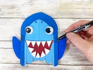 Craft Stick Shark Dollar Tree Kids Craft