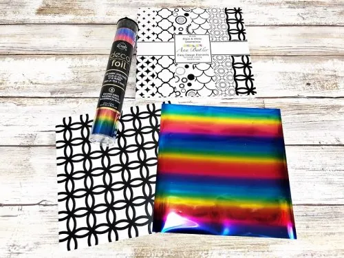 A Trio of Foiled Tags with Therm-O-Web