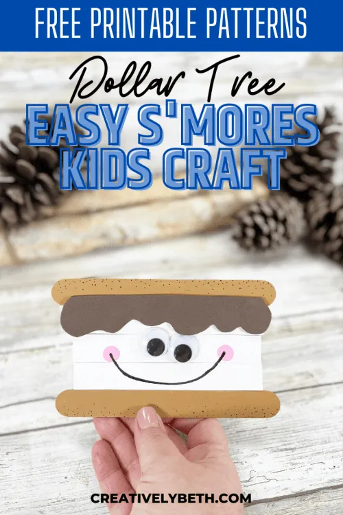 Dollar Tree S'mores Kids Craft