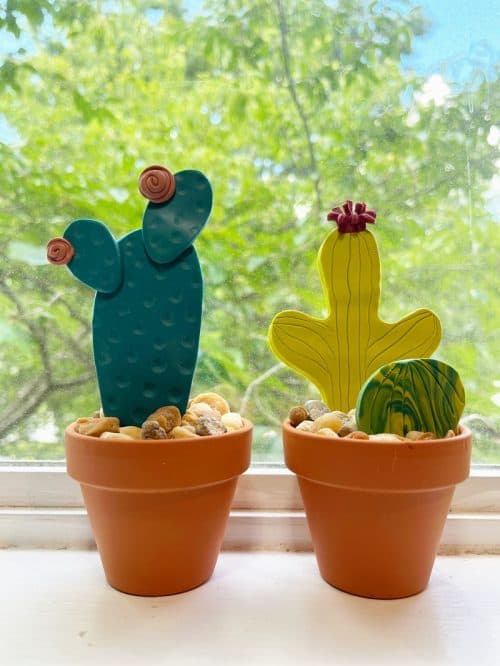 DIY Polymer Clay Cactus