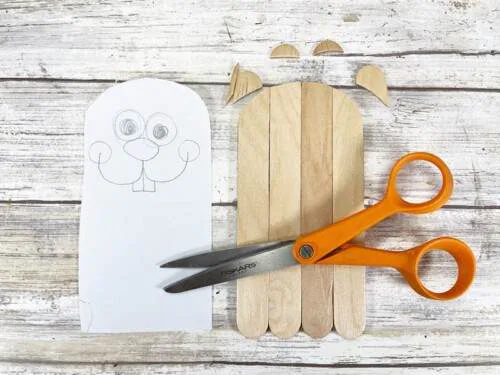 Dollar Tree Groundhog Craft