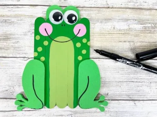 Dollar Tree Craft Stick Frog