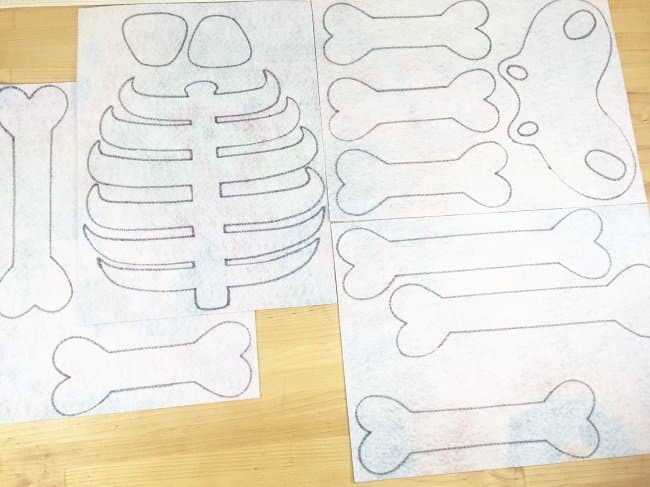 Kids Skeleton Halloween Costume - No Sewing