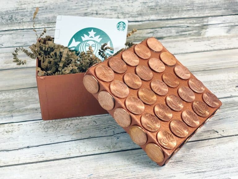 The Easiest Recycled Penny Gift Box a 30 Minute DIY
