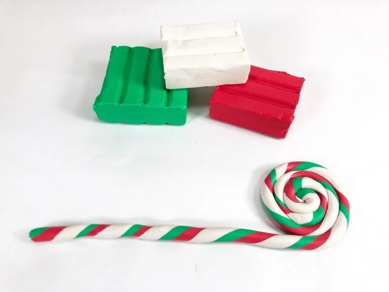 Easy Polymer Clay Candy Ornaments for Christmas