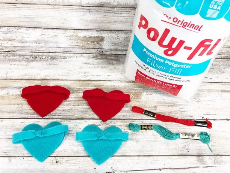 Easy Poly-Fil Pocket Hugs with Free Printable Tags