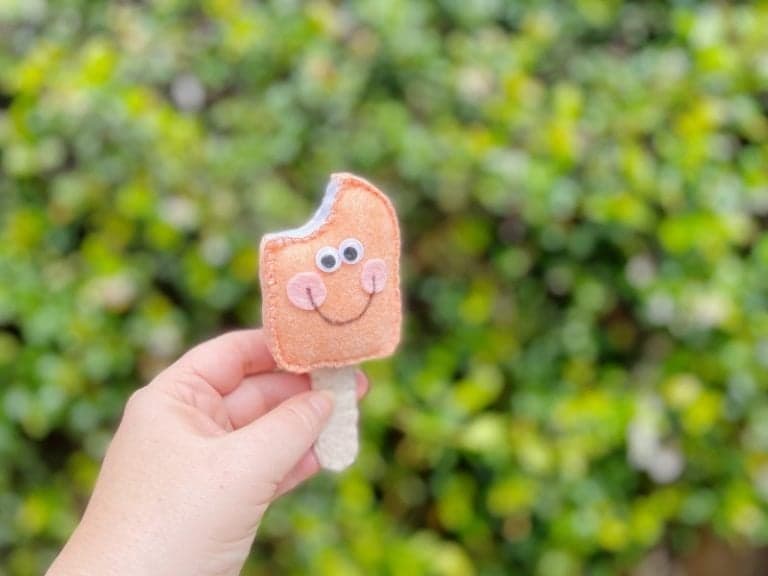 The Cutest Stuffed Popsicle with Kunin Felt
