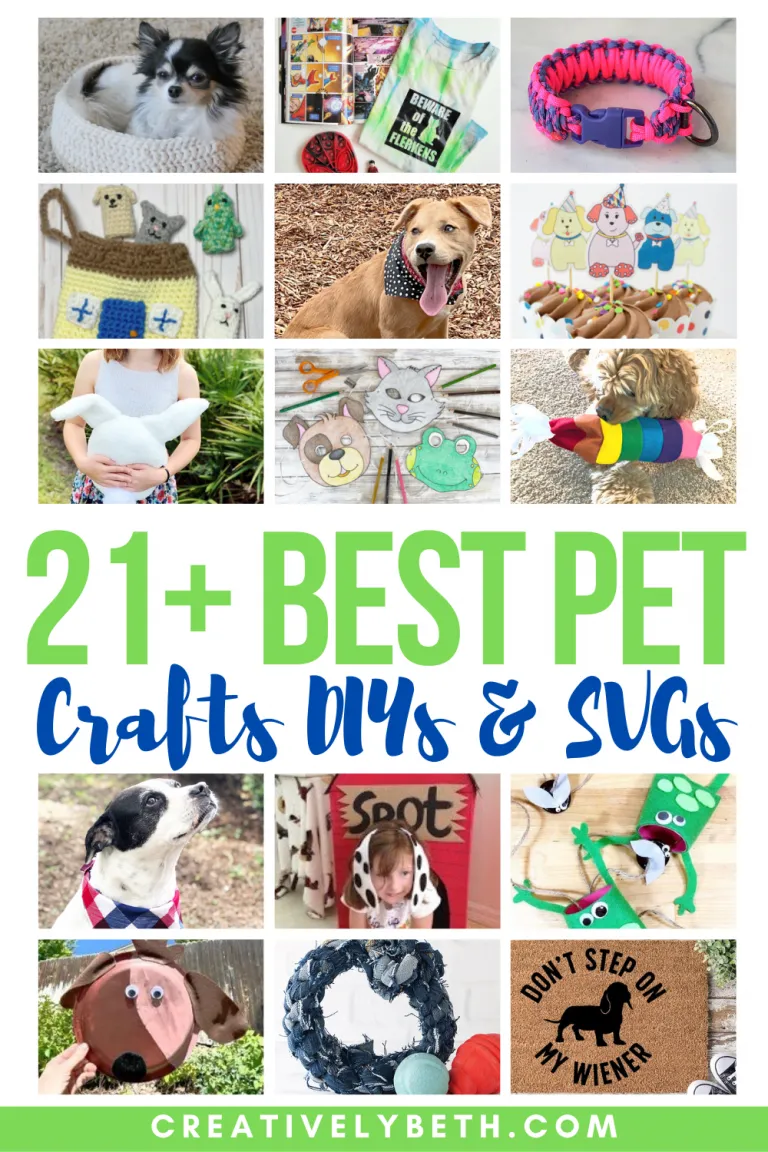 21+ of the BEST Pet Crafts, DIYs, and Printables