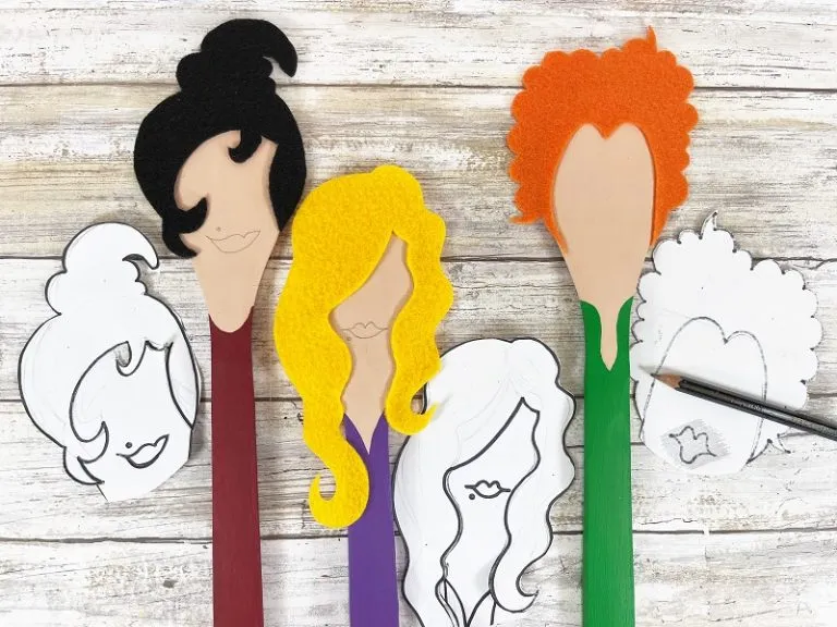 Sanderson Sisters Spoons a Hocus Pocus Craft