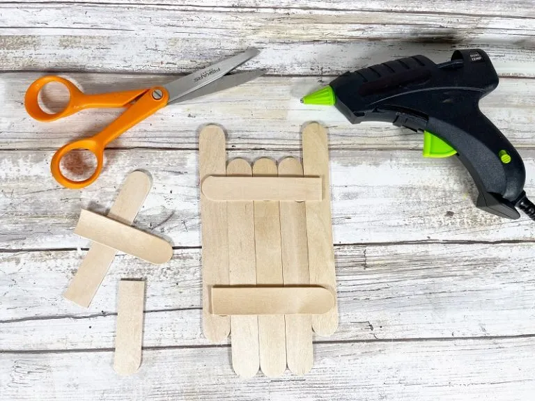 Dollar Tree Christmas Craft Stick Santa