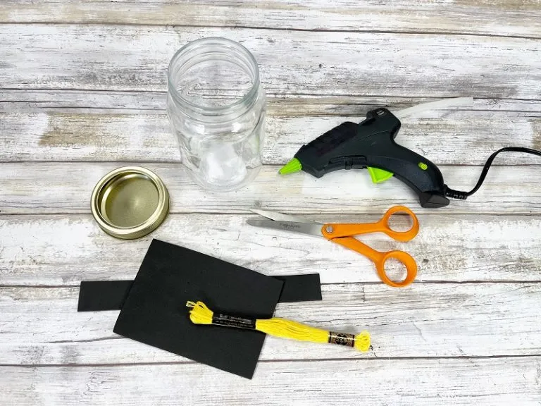 Dollar Tree DIY Mason Jar Graduation Cap