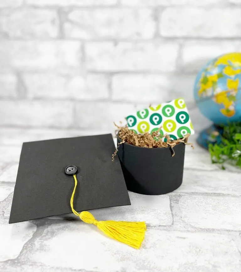 Graduation Cap Gift Box Dollar Tree DIY