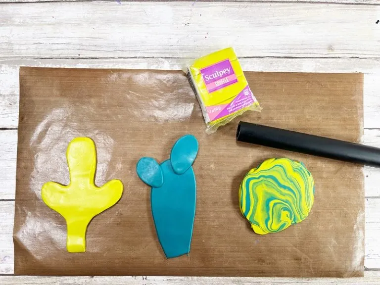 DIY Polymer Clay Cactus