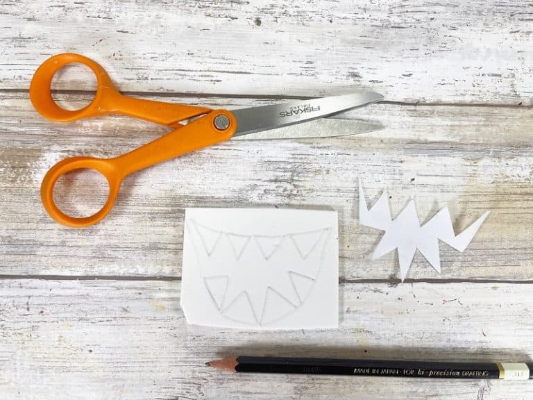 Dollar Tree Clay Pot Sharks Kids Craft
